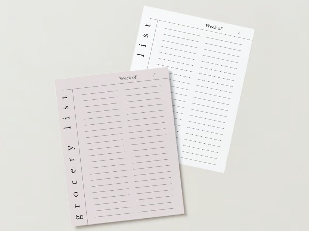 3 Colors!! Organized Grocery List for Seamless Shopping! Grocery List ...