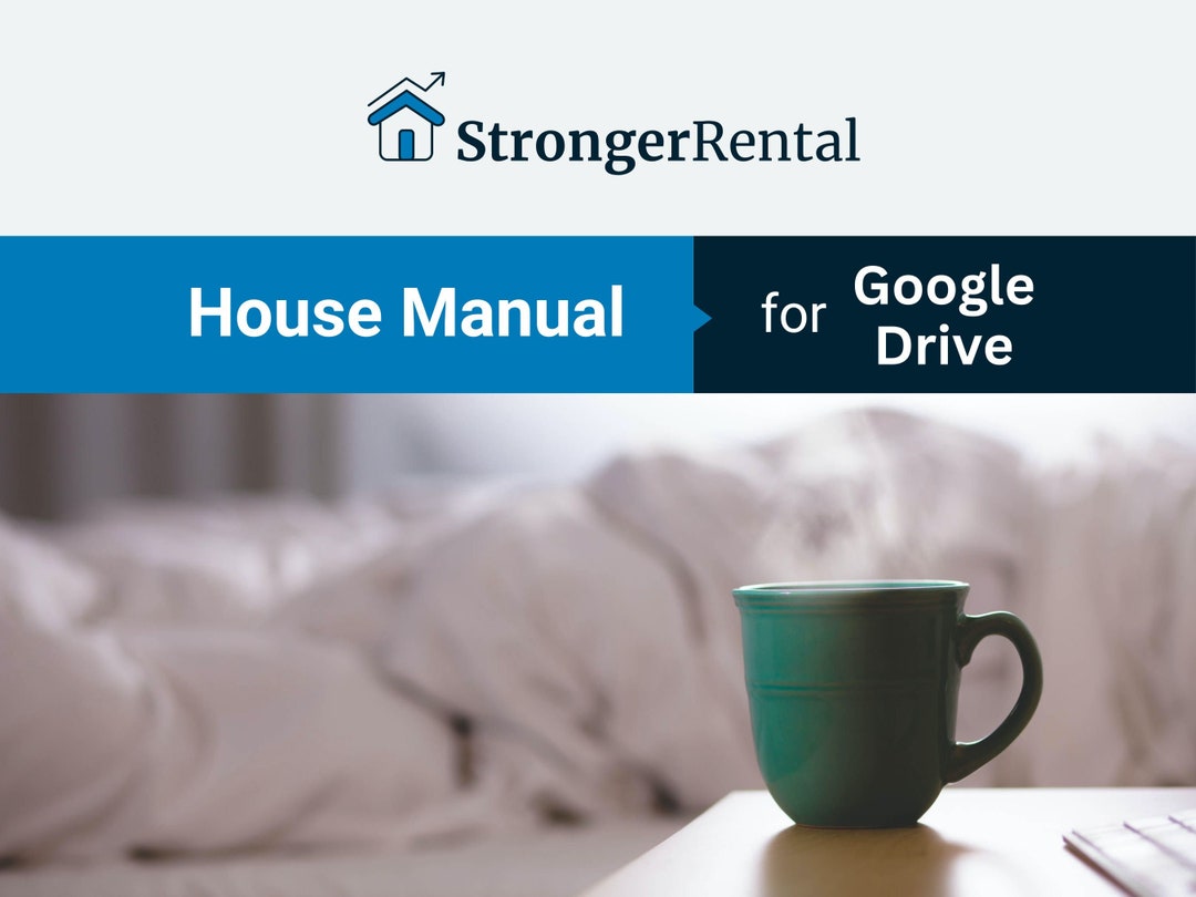 House Manual Google Drive Template | Welcome Book, Guest Manual & House ...