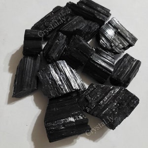 Black Tourmaline Natural Crystals • You Pick Your Own • 4oz - 1/2lb ...