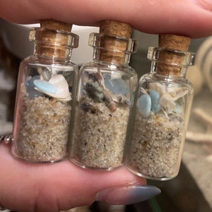 Witchy Homemade sea Jars beach Magick Mini Spell Jar - Etsy