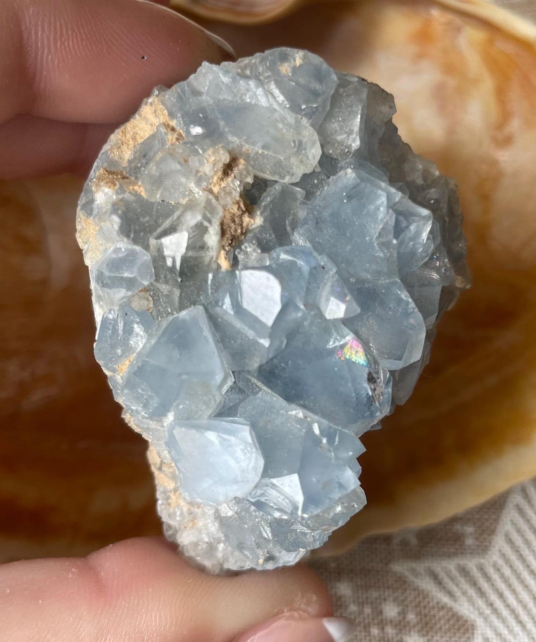 Stunning Celestite Raw Crystal Cluster - High Quality Celestite Larger ...