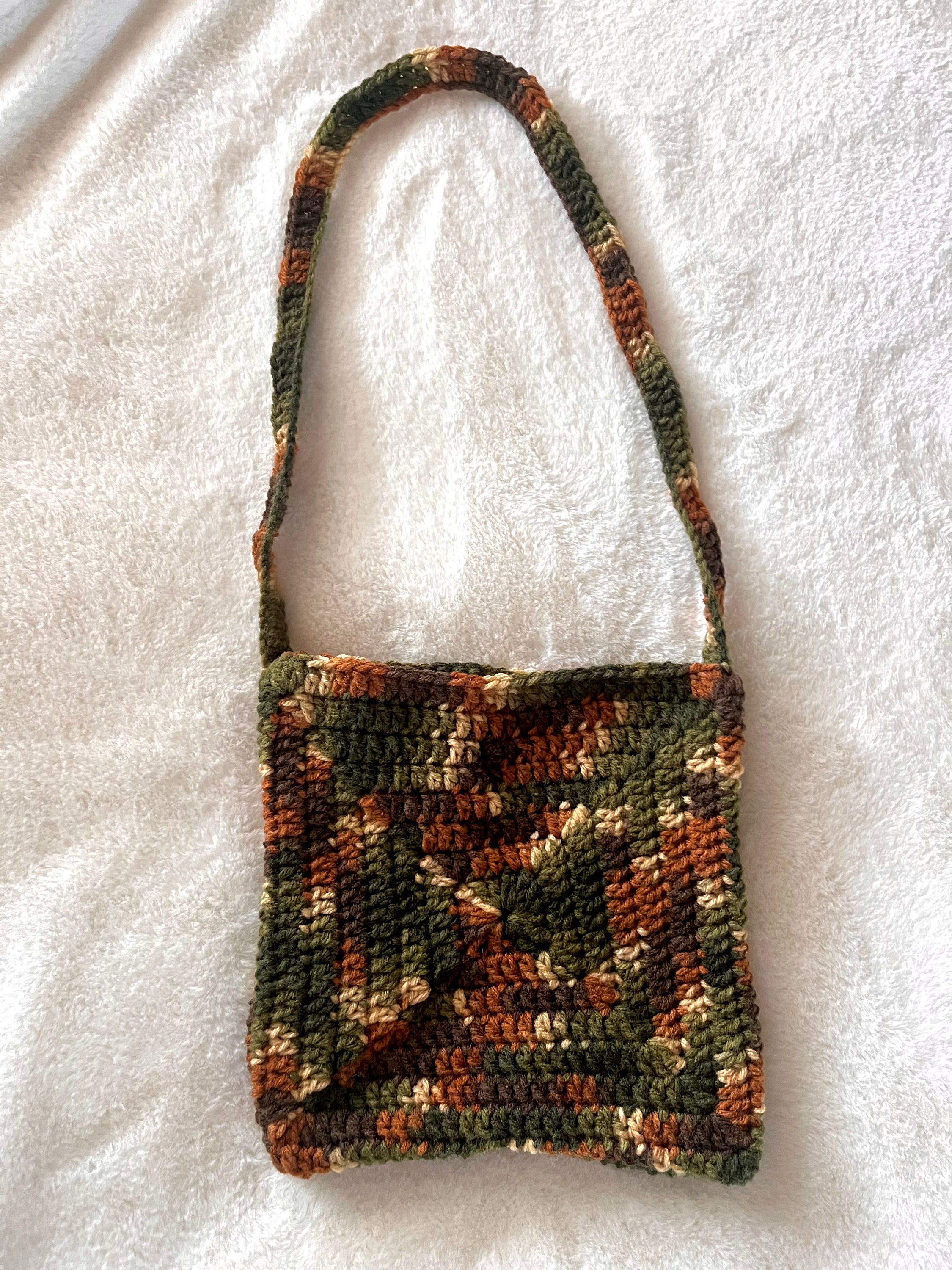 Crochet Camo Purse - Etsy