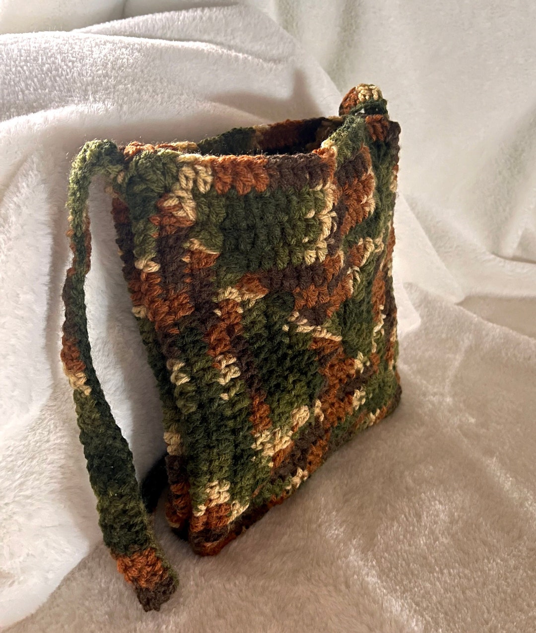 Crochet Camo Purse - Etsy