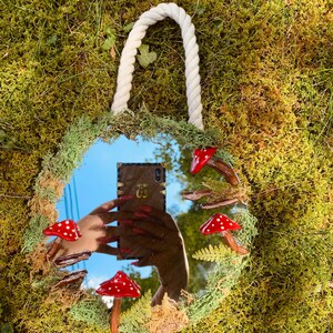 Magical Fairy Mushroom Mirror | Fairycore Portal | Unique Decor ...