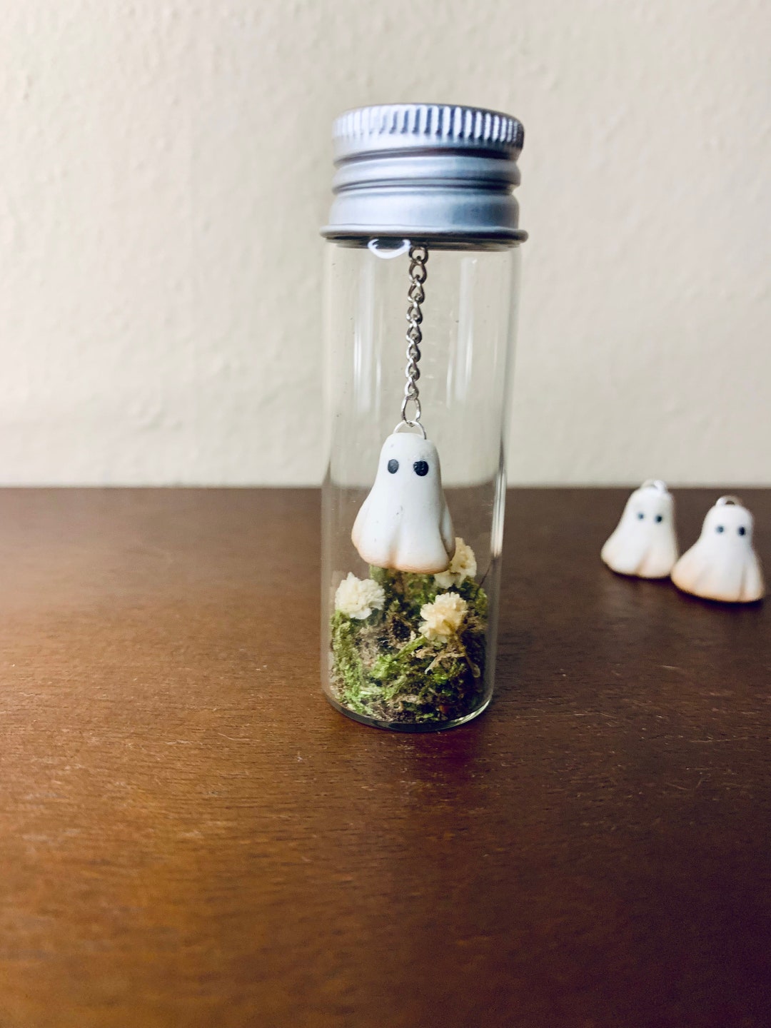 Ghost in Jar | Cute Pet Ghost | Dark Cottagecore | Spirit in a Jar ...