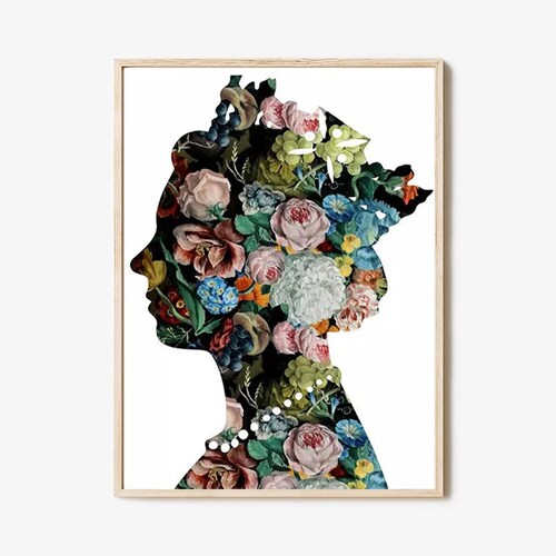 Queen Elizabeth II Portrait. Iconic Print. Jubilee Wall Art. - Etsy