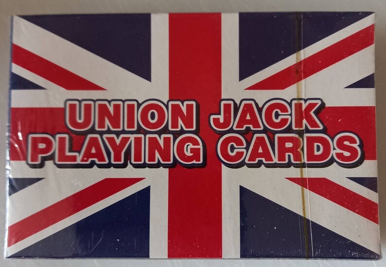 Soft Coated Union Jack Standard Playing Cards. Ideal for Peopl With ...