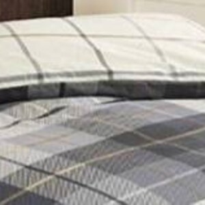 Blue Check Double. This Classic Tartan Check Duvet Cover is the Perfect ...