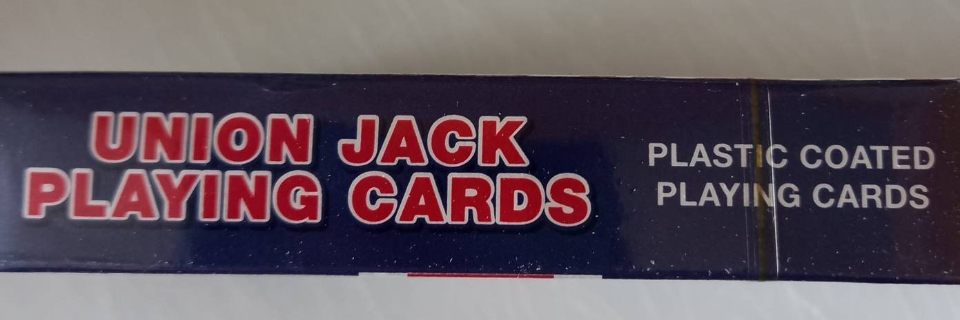 Soft Coated Union Jack Standard Playing Cards. Ideal for Peopl With ...