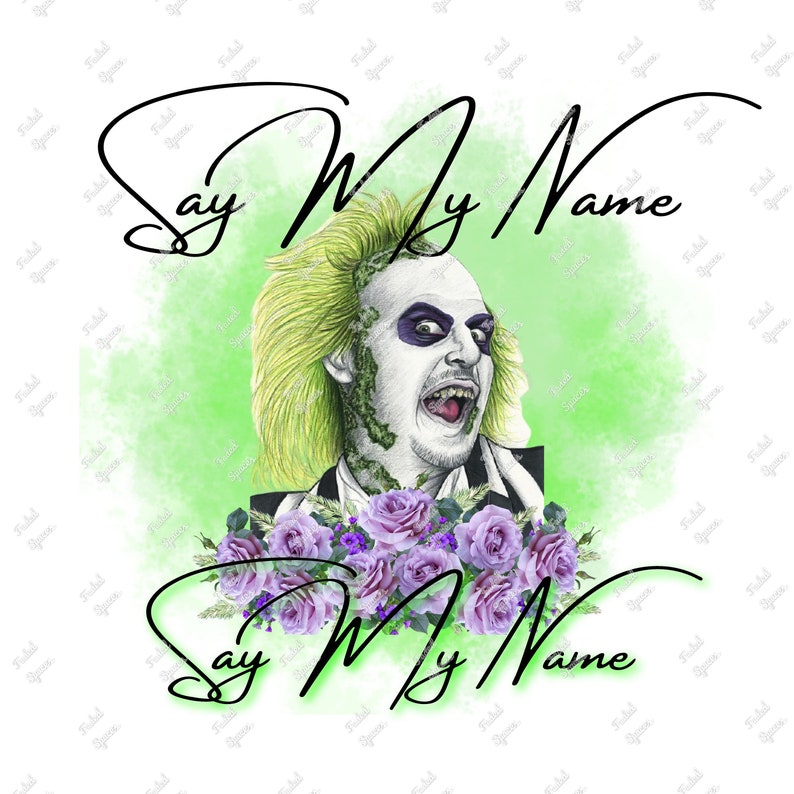 Beetlejuice Png Say My Name Etsy