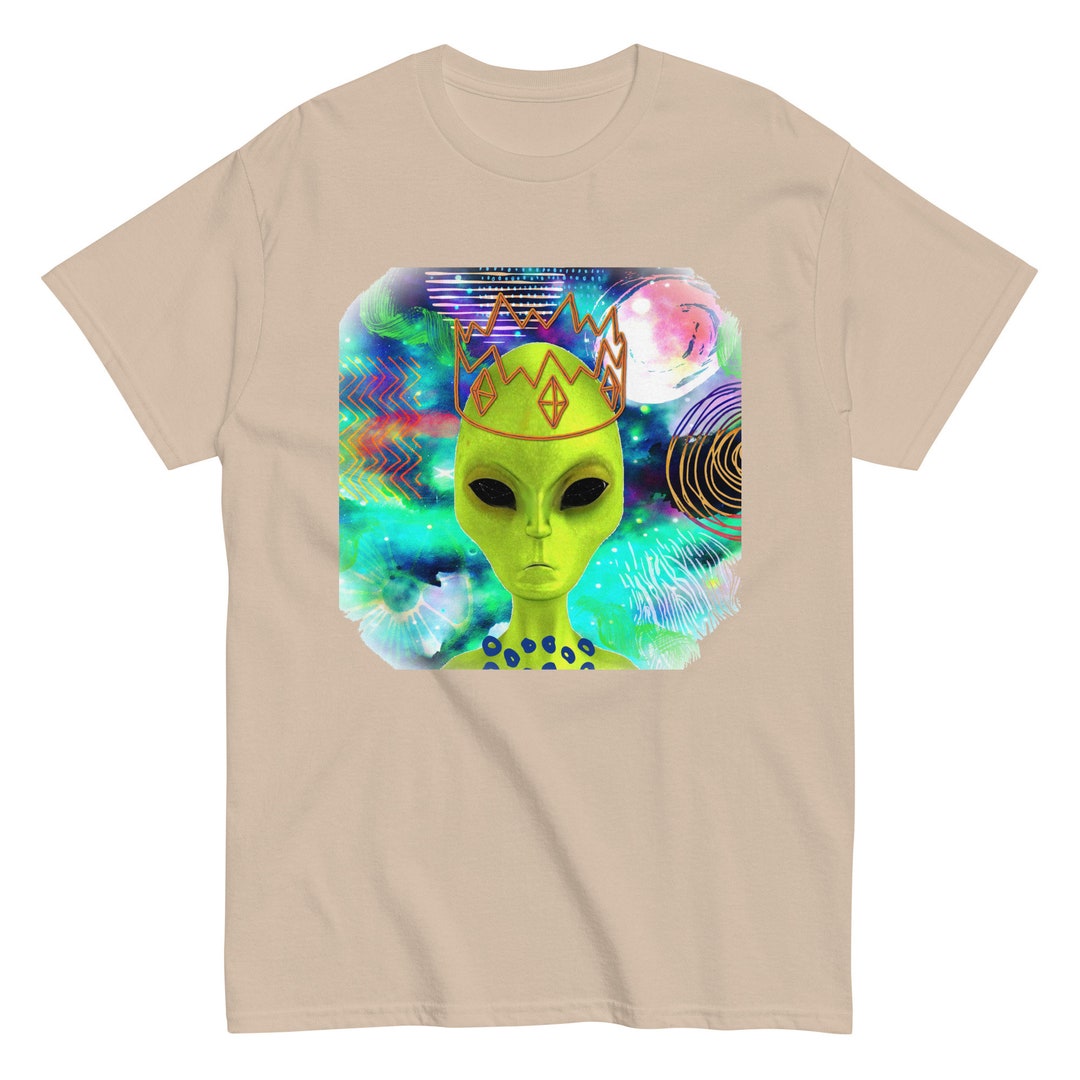 Alien King Graphic Art T-shirt (unisex) - Intergalactic Urban ...