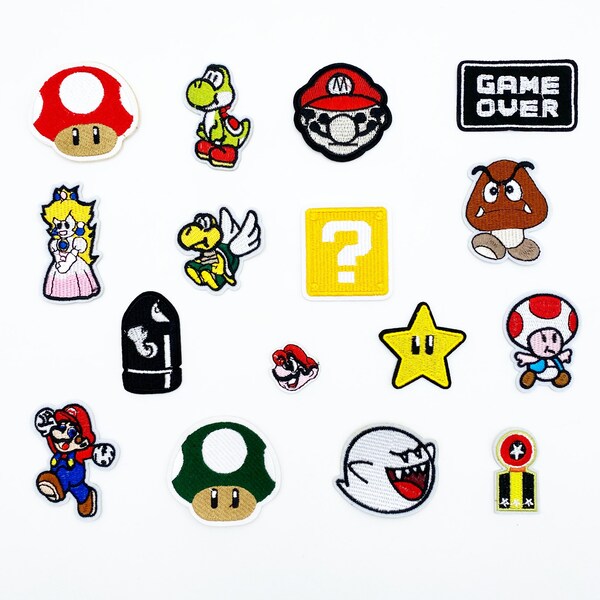 Super mario embroidery patch - Etsy Österreich
