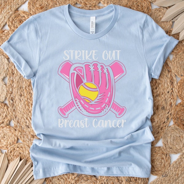 Softball Breast Cancer Shirt - Etsy