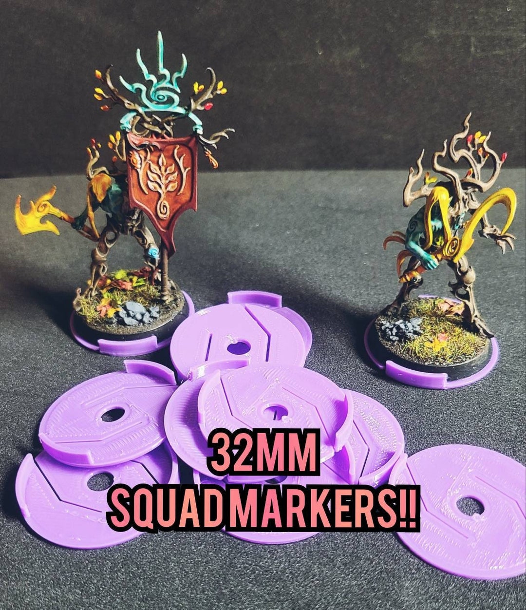 32mm Base Squad Marker Clips - Etsy