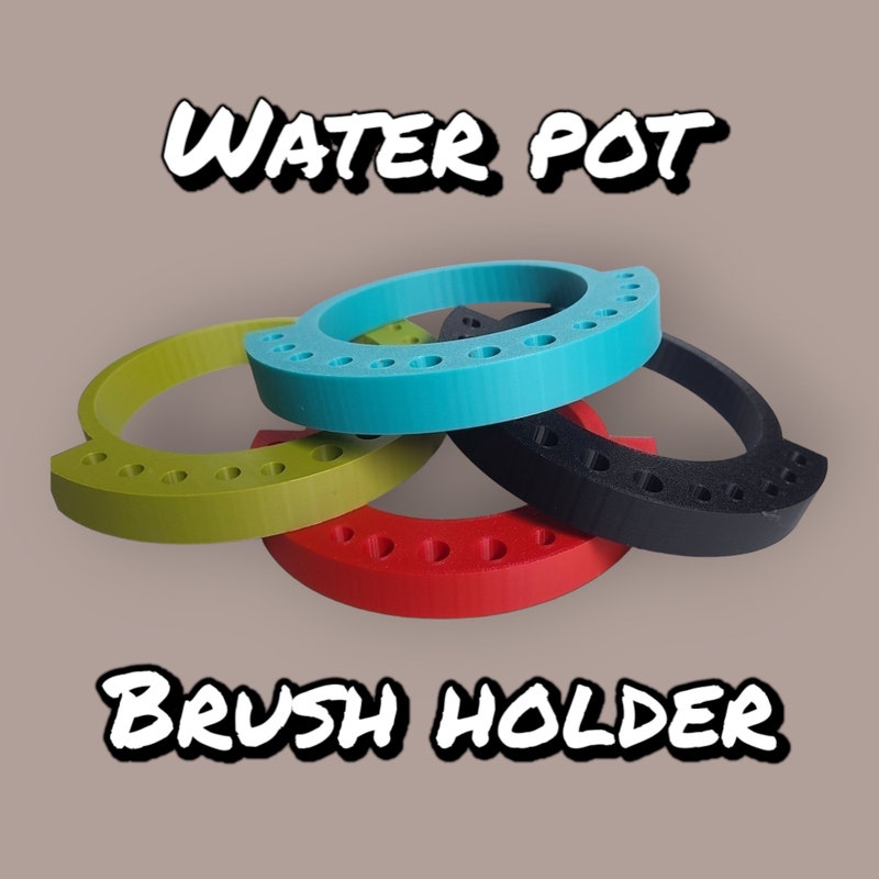 Gamer Paint Brush Holder - Etsy