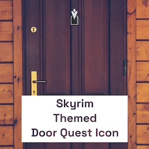 Skyrim Themed Door Quest Icon - Etsy