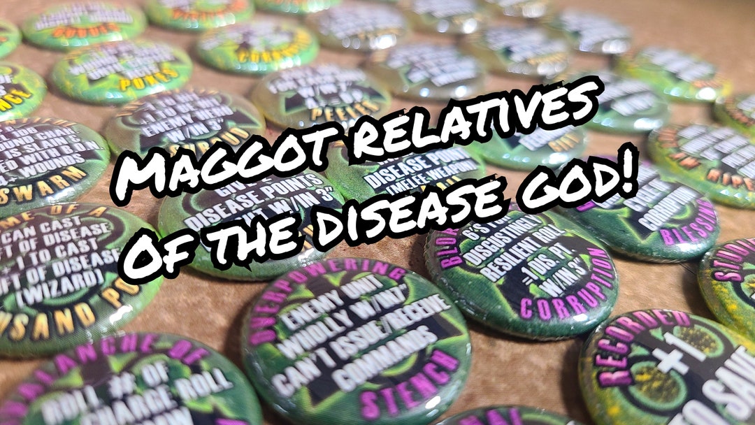 Maggot Relatives of the Disease God - Etsy