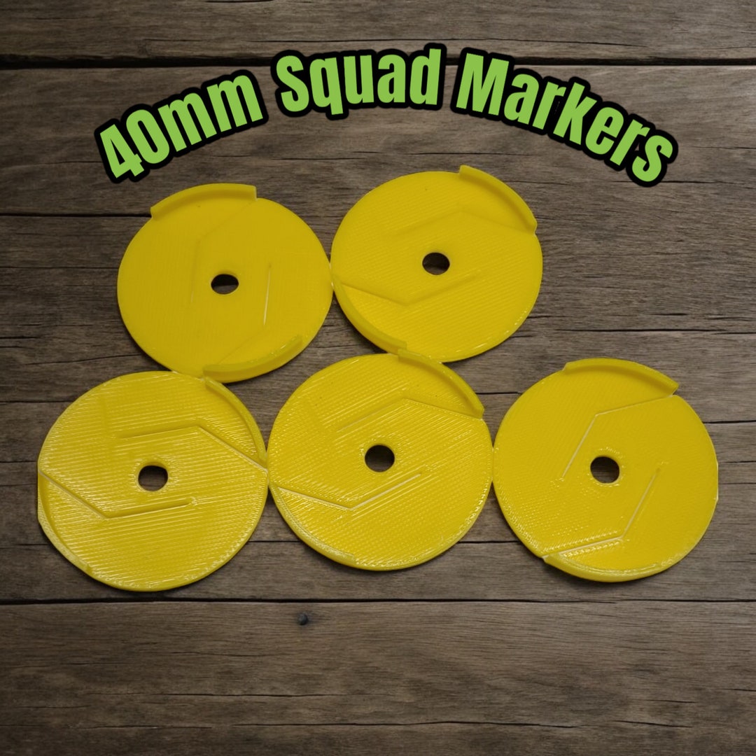 40mm Base Squad Marker Clips X5 - Etsy