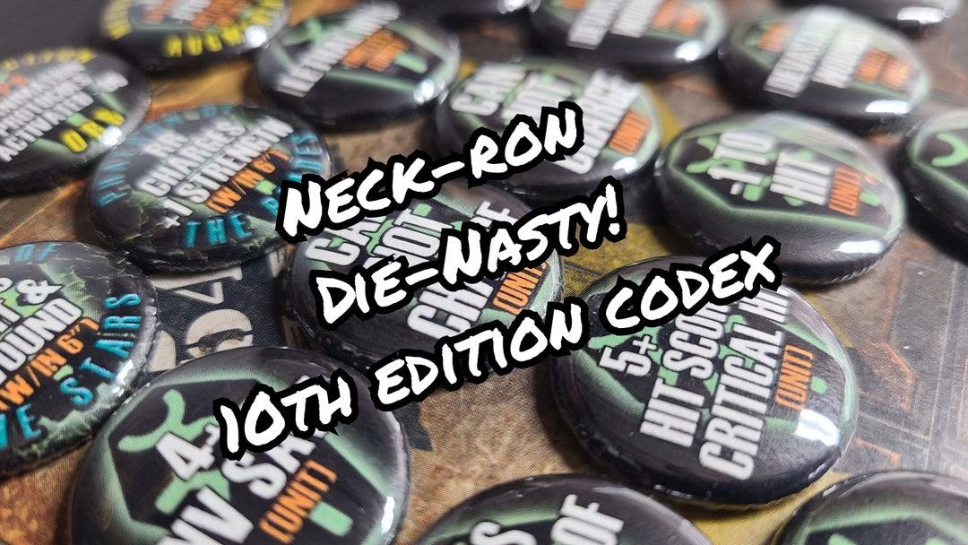 Neck-ron Die-nasty! 10th Edition CODEX TOKENS - Etsy