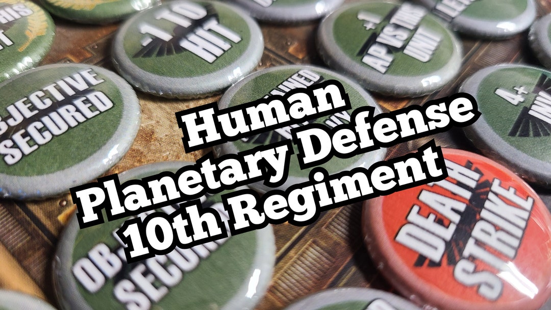 Human Planetary Defense 10th Regiment INDEX TOKENS - Etsy