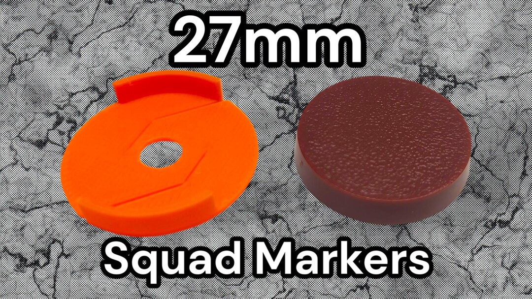 27mm Base Squad Marker Clips Pack of 10! - Etsy