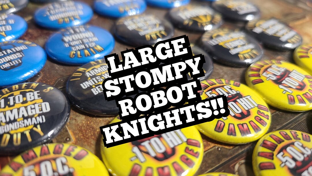 Large Stompy Robot Knights - Etsy