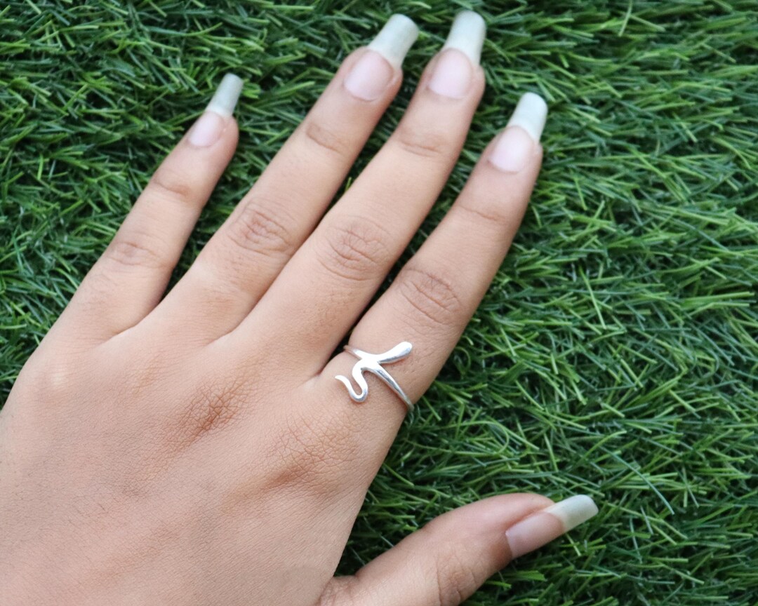 Snake Fidget Ring, Spinner Ring, Anxiety Ring, Solid 925 Sterling ...