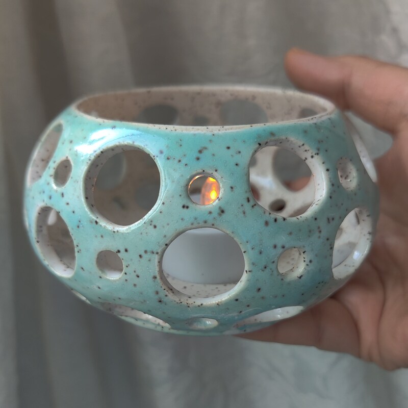 Ceramic Luminary - Etsy