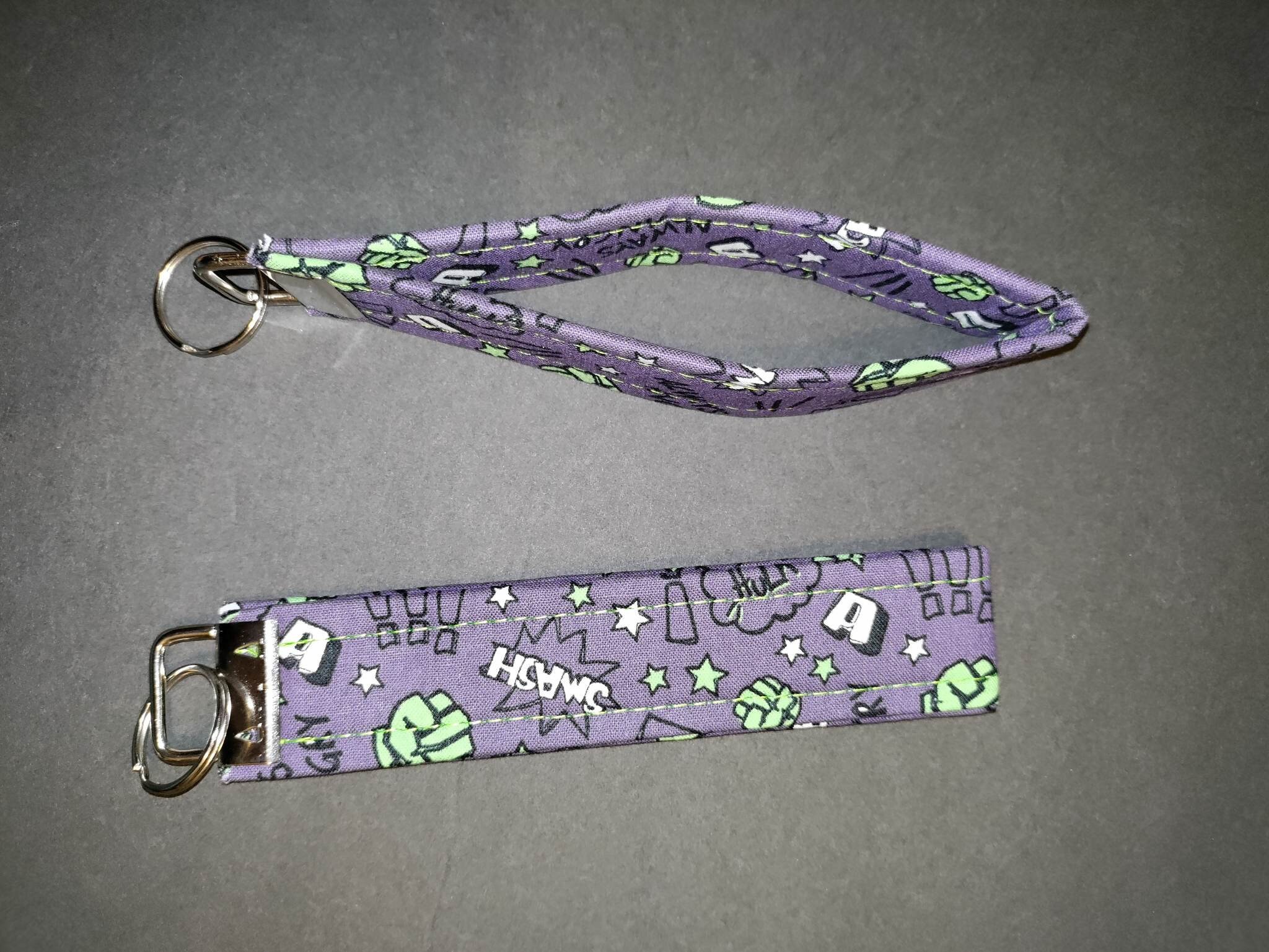 Hulk Keychain, Key Fob, Hulk Accessories, Keychain Accessories, Fabric Keychain, Keychain ...