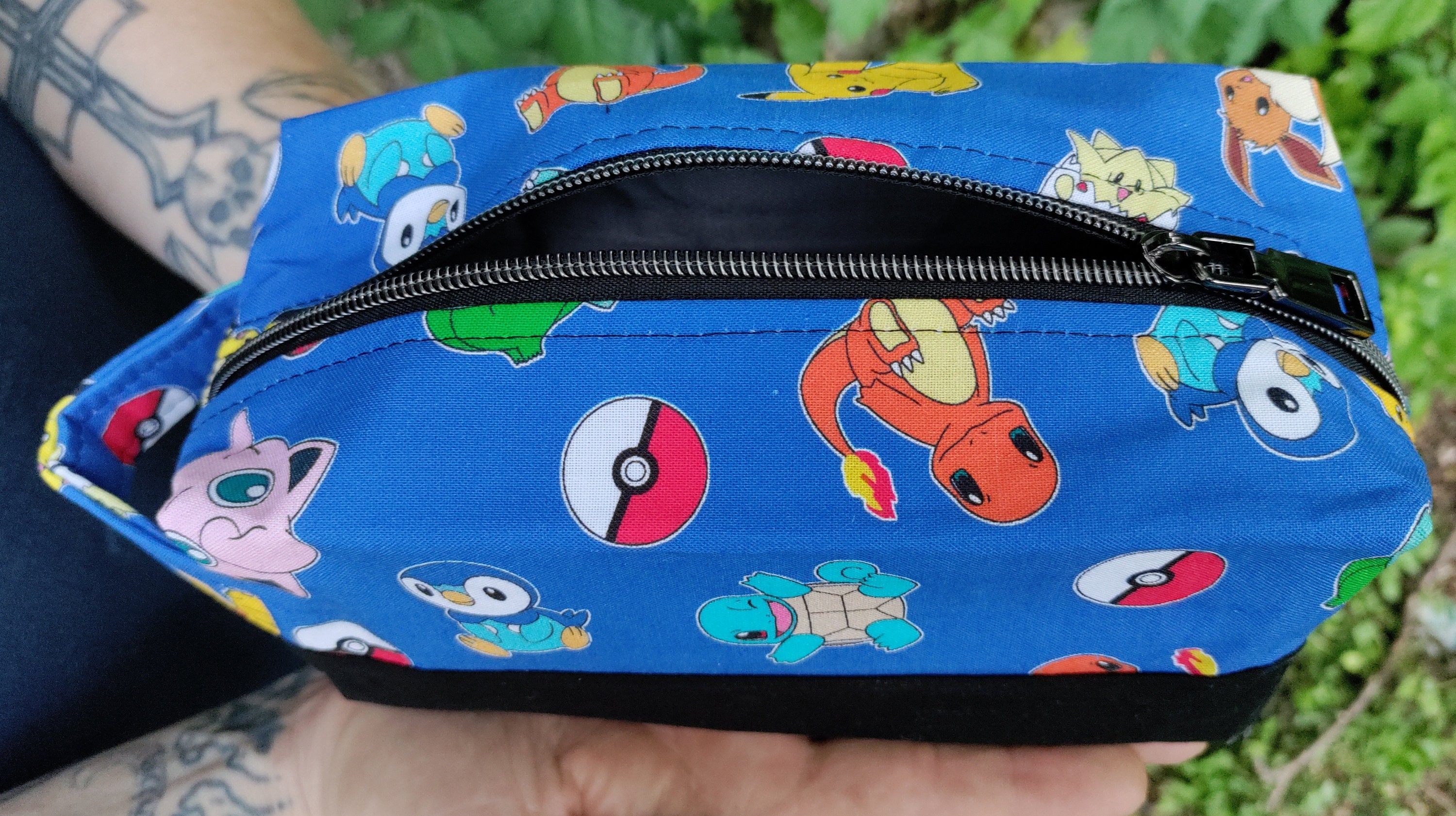 Blue Pokemon Toiletry Bag, Shaving Bag, Accessory Bag, Travel Bag ...