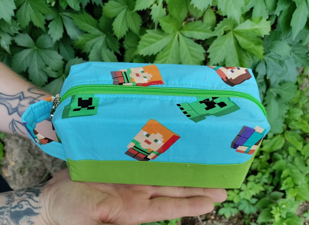 Minecraft Toiletry Bag Shaving Bag Accessory Bag Travel - Etsy