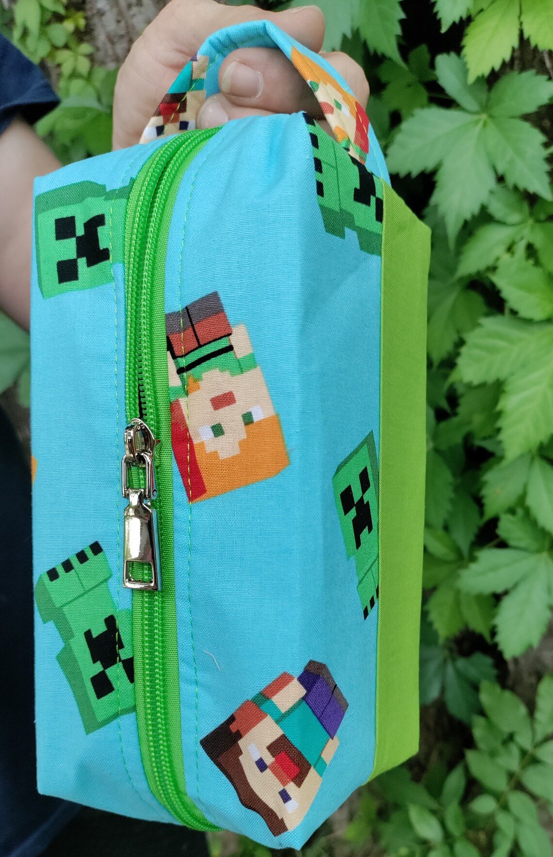 Minecraft Toiletry Bag, Shaving Bag, Accessory Bag, Travel Bag, - Etsy
