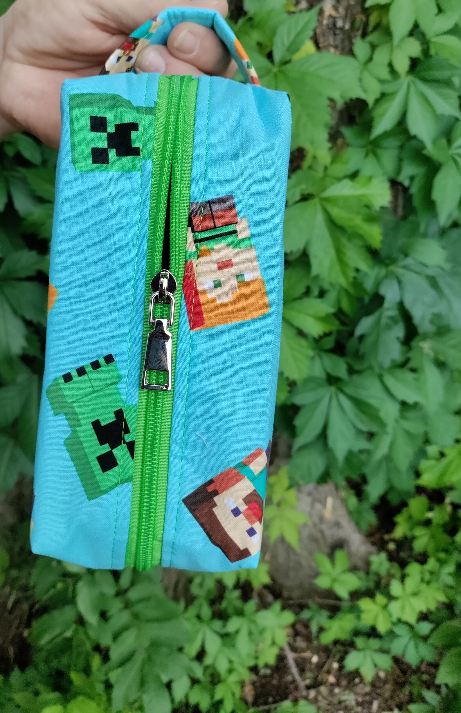 Minecraft Toiletry Bag, Shaving Bag, Accessory Bag, Travel Bag, - Etsy