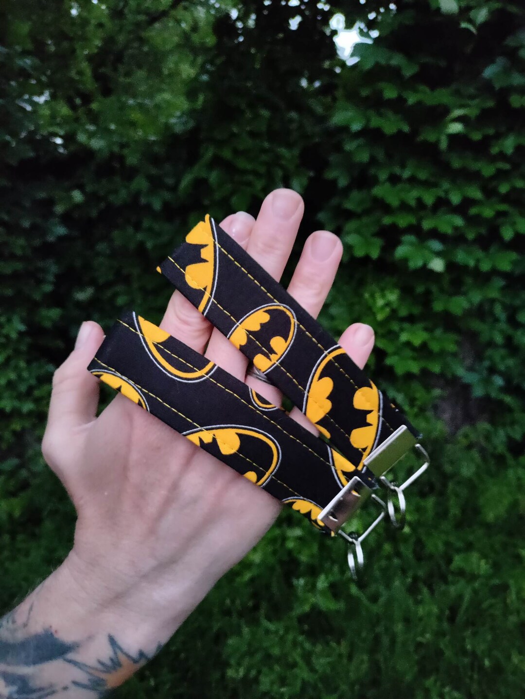Key Fob Made With Lisenced Batman Fabrics, Kaychain, Bat Man ...