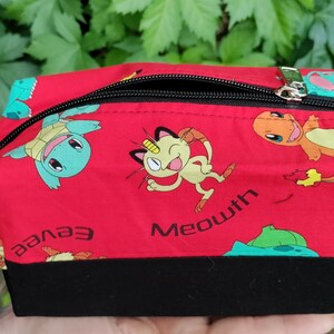 Red Pokemon Toiletry Bag, Shaving Bag, Accessory Bag, Travel Bag ...