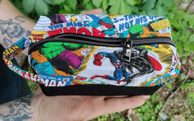 Marvel Comics Toiletry Bag Shaving Bag Accessory Bag Travel - Etsy
