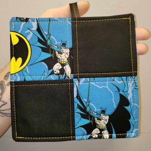 Potholders Made With Licensed Batman Fabrics, Cotton Heat Resistant ...