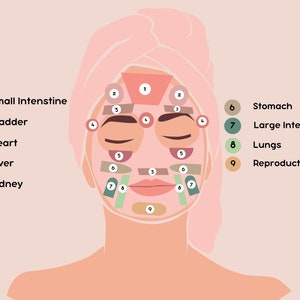 Acne Face Map Downloadable Poster Print - Etsy
