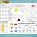 Summer Puzzle Placemat: Kids Activity Sheet, Printable (PDF Digital ...