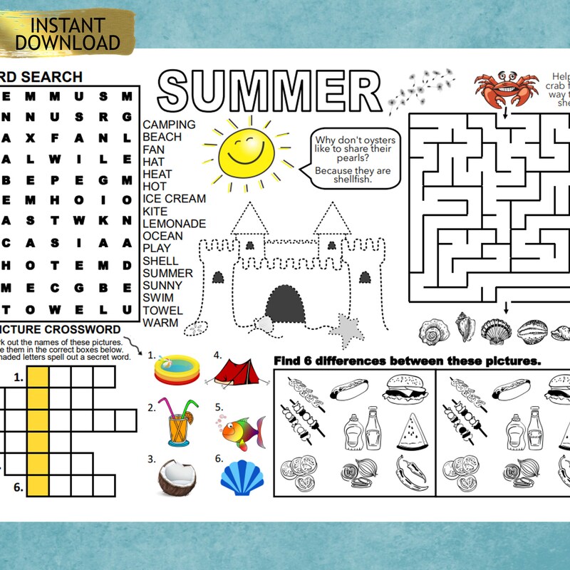 Summer Placemats - Etsy