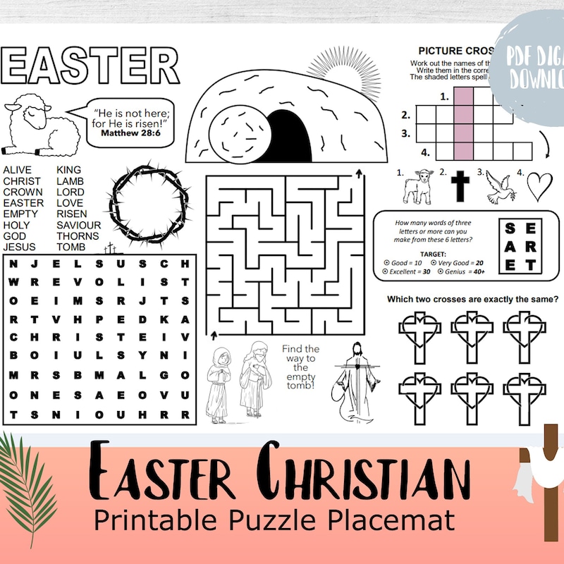 Christian Placemats - Etsy