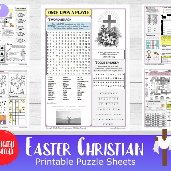 Easter Puzzle - Etsy