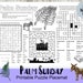 Palm Sunday Puzzle Placemat: Printable Activity Sheet (PDF Digital ...