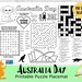 Australia Day Puzzle Placemat: Kids Activity Sheet (PDF Digital ...