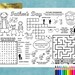 DINOSAURS Printable, Puzzle Place Mat, Crossword Puzzles, Dinosaur ...