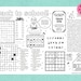 Back to School Puzzle Sheet, Digital Download, Printable Puzzle Sheet ...