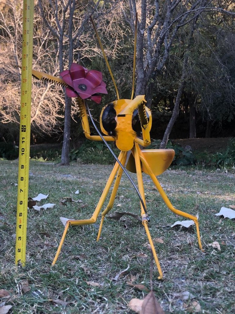 Metal Mantis Yard Art - Etsy