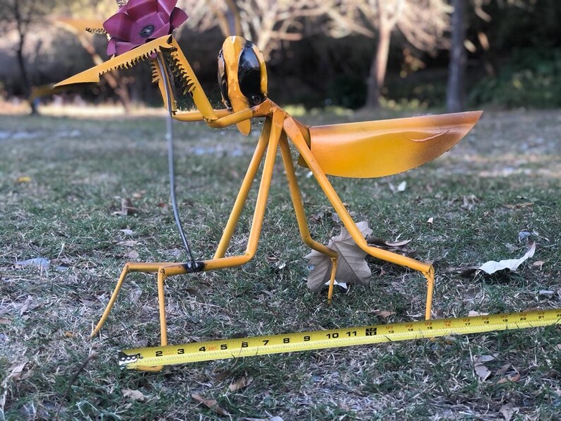 Metal Mantis Yard Art - Etsy