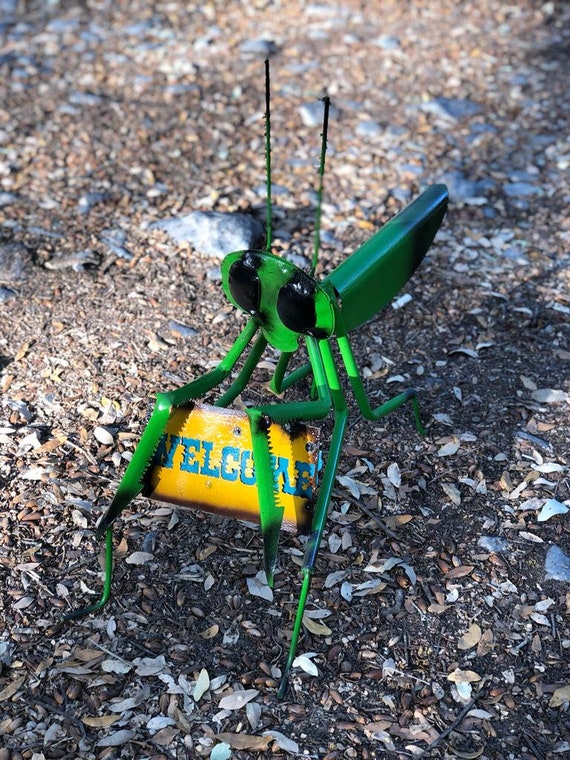 Metal Mantis Yard Art | Etsy