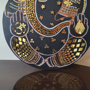Ganesh Mirror Art - Etsy